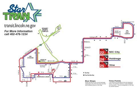 Bus Maps | Parking & Transit Services | Nebraska